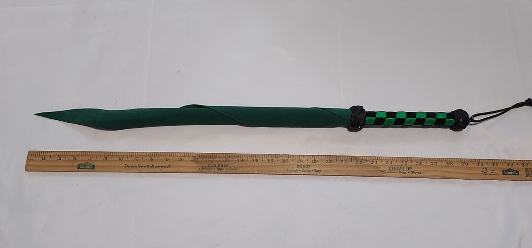 Green Suede Dragon Tail Whip - Etsy