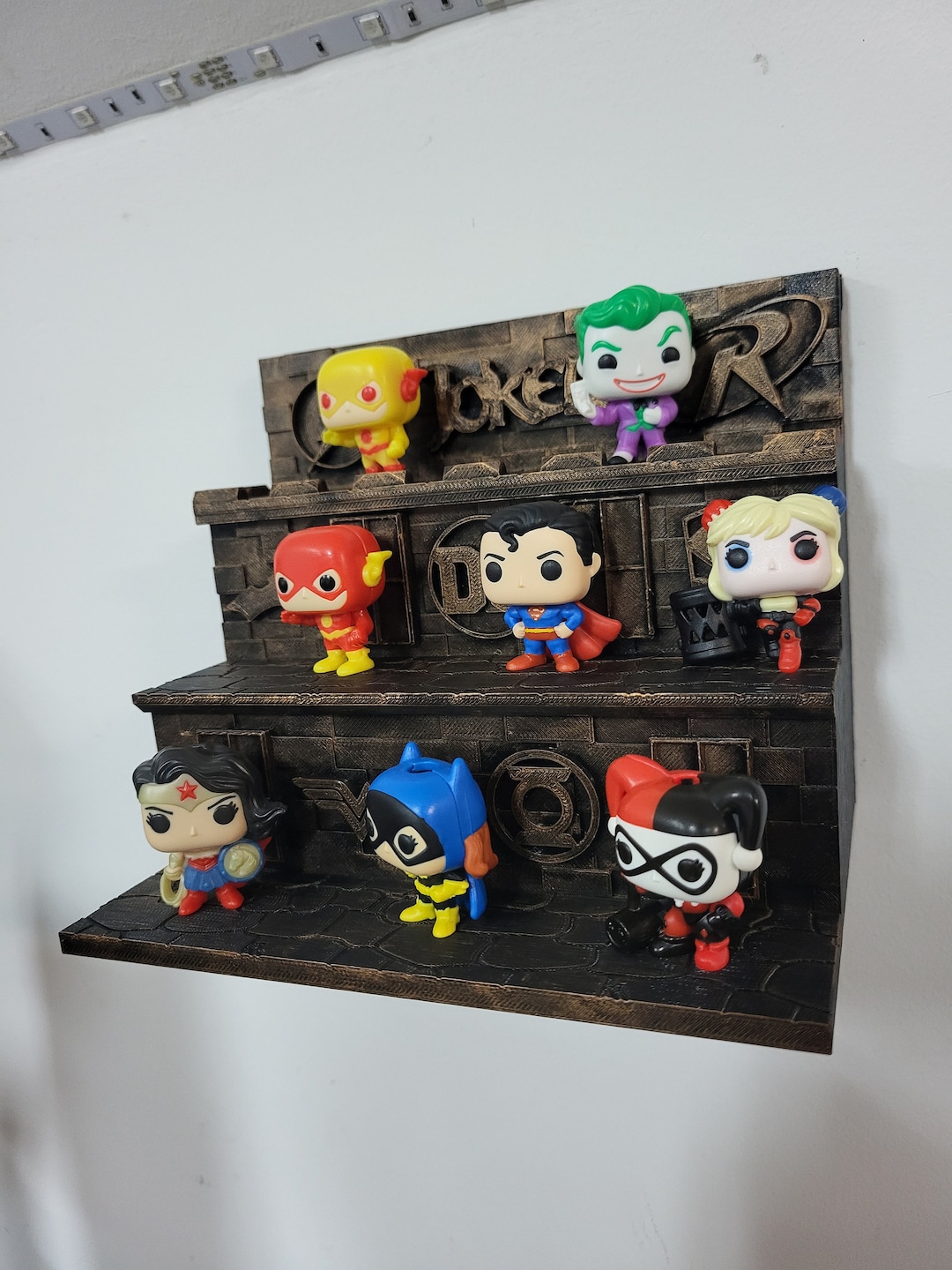 Funko Pop Locking Wall Shelf W/ Display Funko Pop / Stage Funko Pop ...