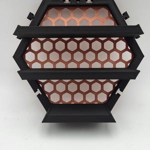 Hot Wheels Hexagonal Shelves Display Stage Shelf Locking Wall Mini Cars ...