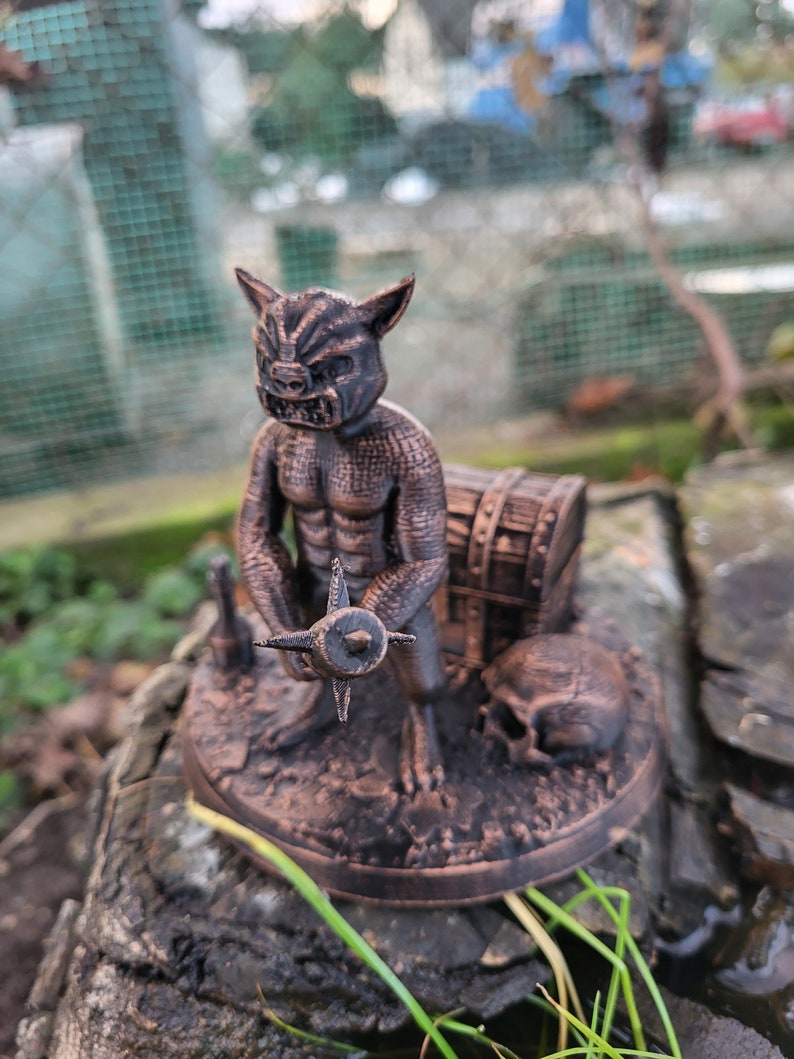 Goblin Gothic Game Figure Art Custom Geek Gift Nerd Gift Personal ...