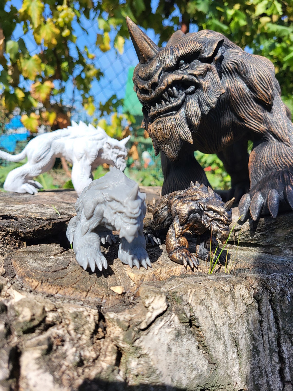 Shadow Beast Gothic Game Figure Art Custom Geek Gift Nerd Gift Personal ...