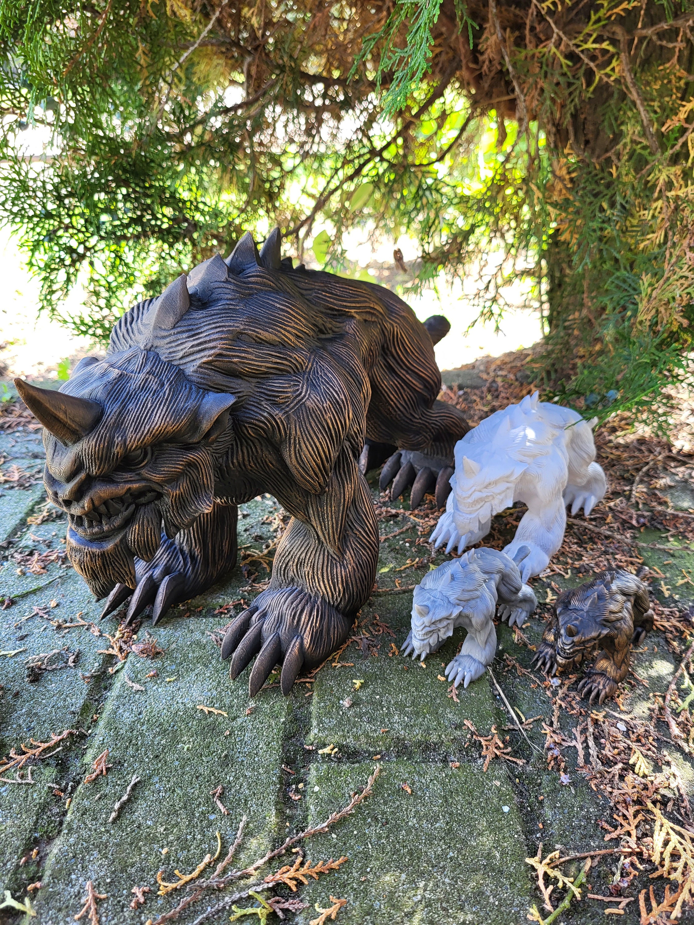 Shadow Beast Gothic Game Figure Art Custom Geek Gift Nerd Gift Personal ...