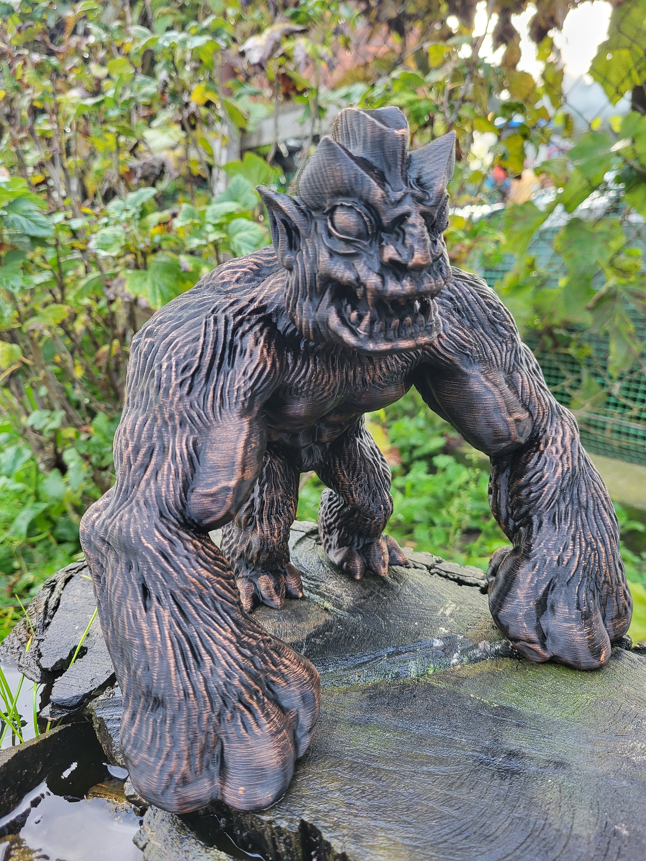 Troll Beast Gothic Game Figure Art Custom Geek Gift Nerd Gift - Etsy