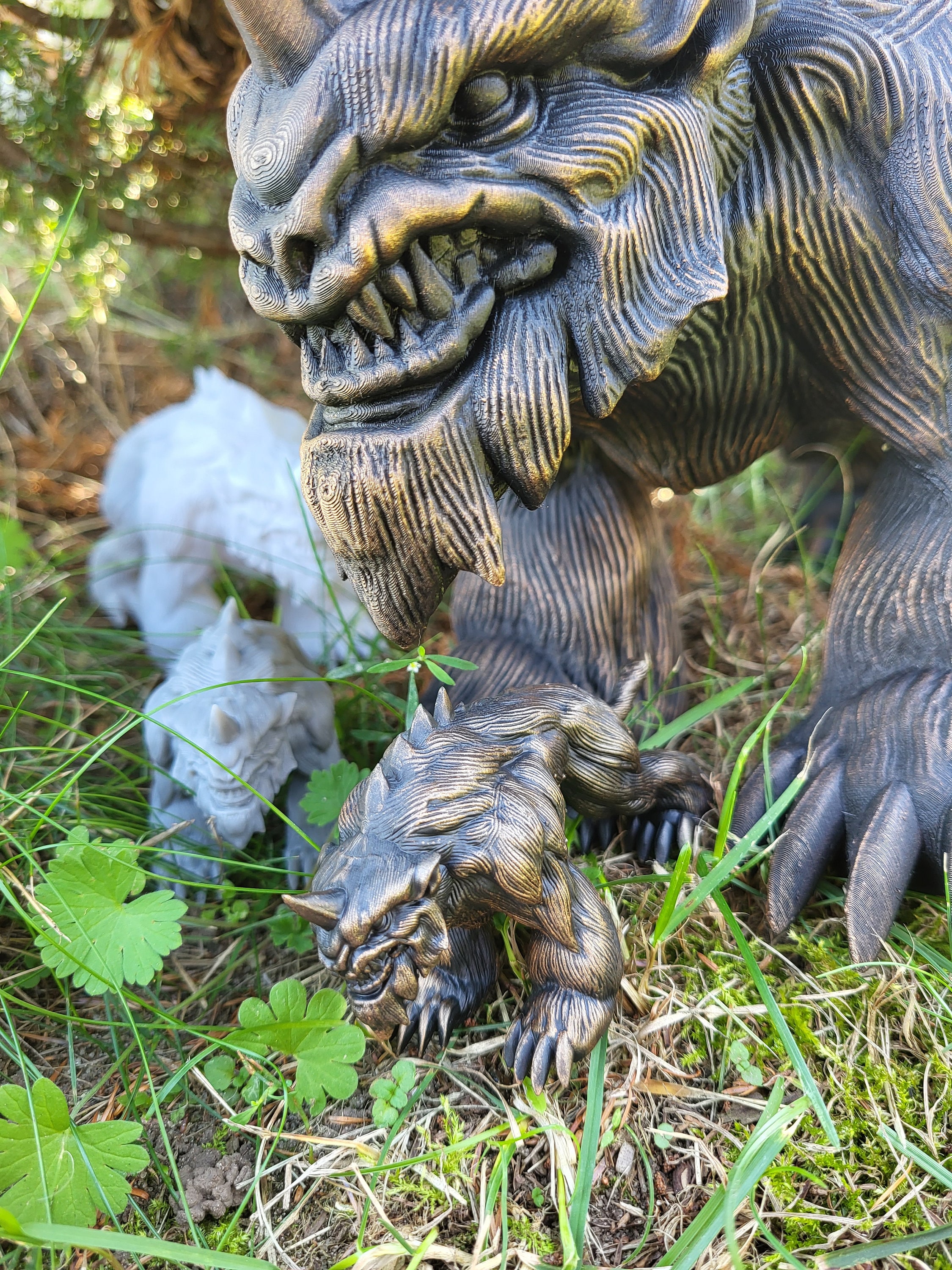 Shadow Beast Gothic Game Figure Art Custom Geek Gift Nerd Gift Personal ...
