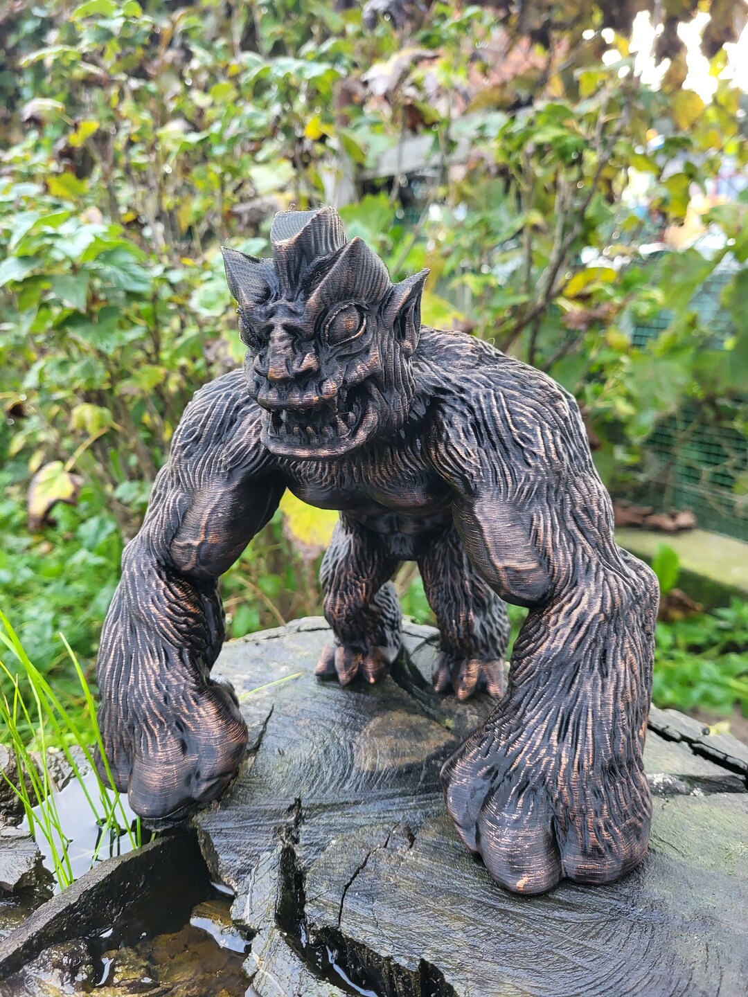 Troll Beast Gothic Game Figure Art Custom Geek Gift Nerd Gift Personal ...