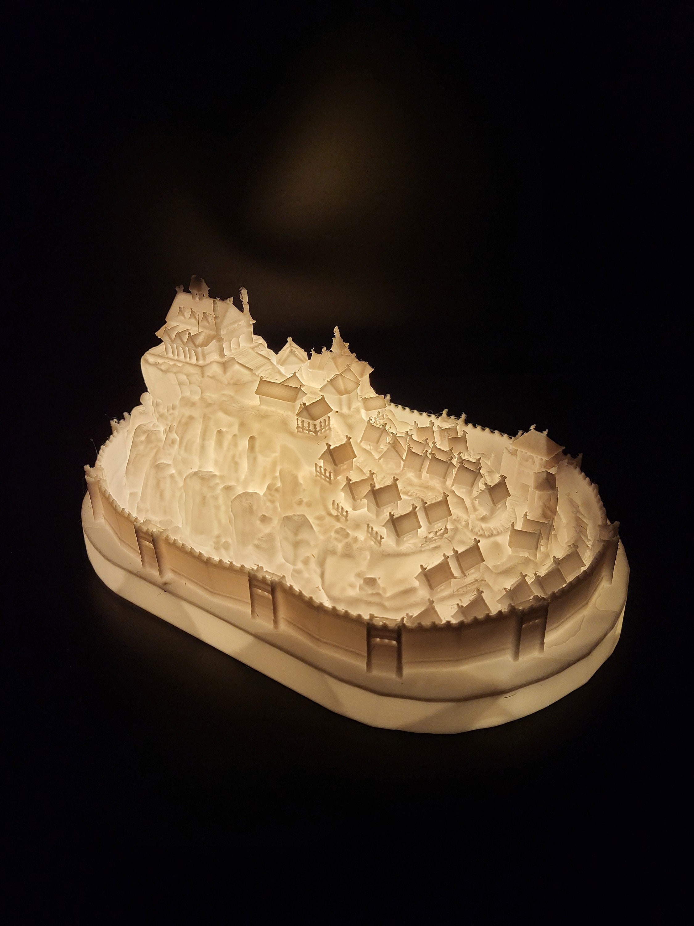 Edoras Lamp Lord of the Rings Custom Lamp Gift Hobbit Rohan - Etsy