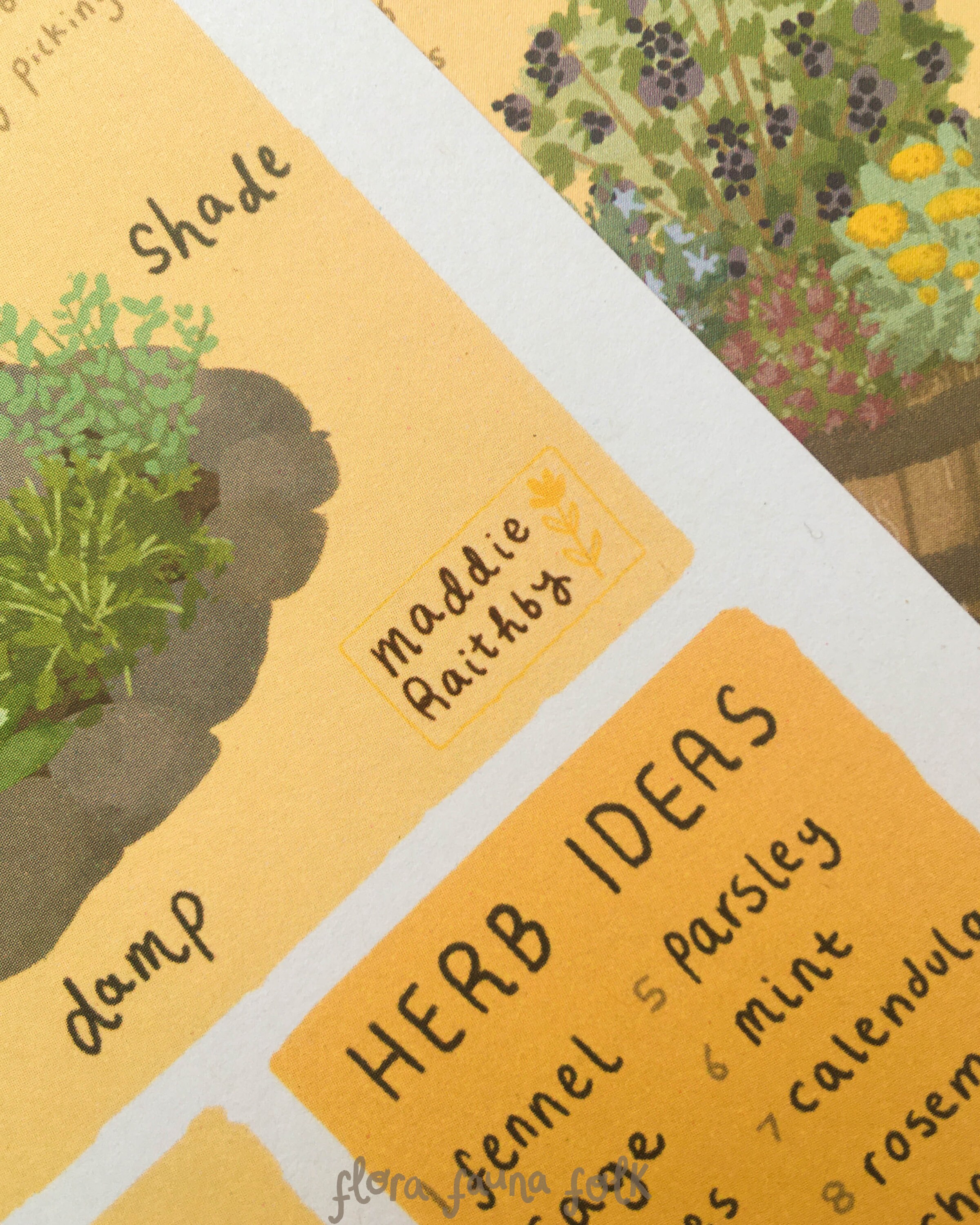 Edible Ecosystem Infographic | A6 Art Print Postcard - Etsy