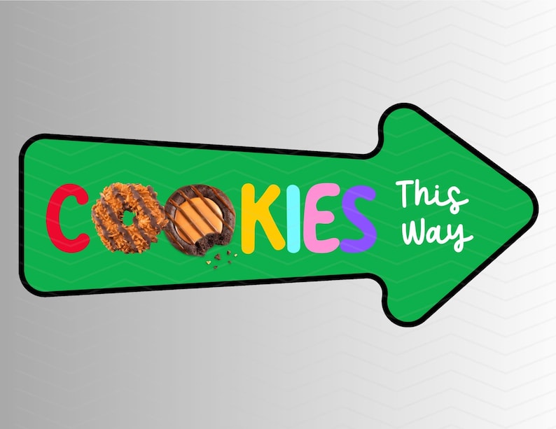 Girl Scout Cookie Printable Signs, Cookie Booth Signs - Etsy