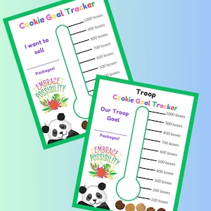 Girl Scout Cookie Goal Tracker 2025. Digital Download Only. - Etsy