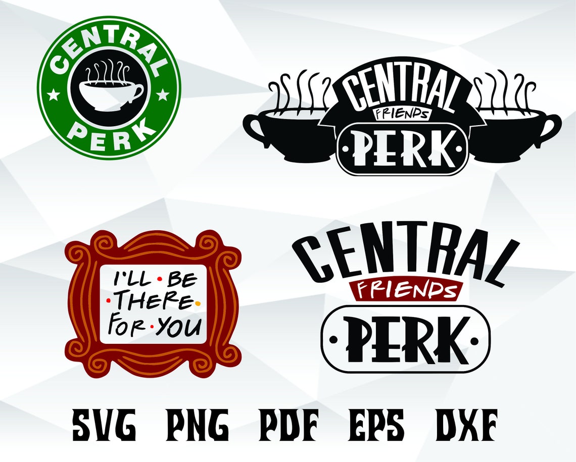 Central Perk, Friends TV Show, Svg Png Pdf Eps Dxf Formats - Etsy