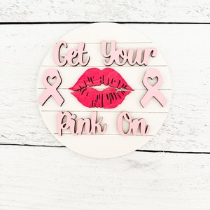 Breast Cancer Tiered Tray, Breast Cancer Decor, Cancer Tiered Tray ...