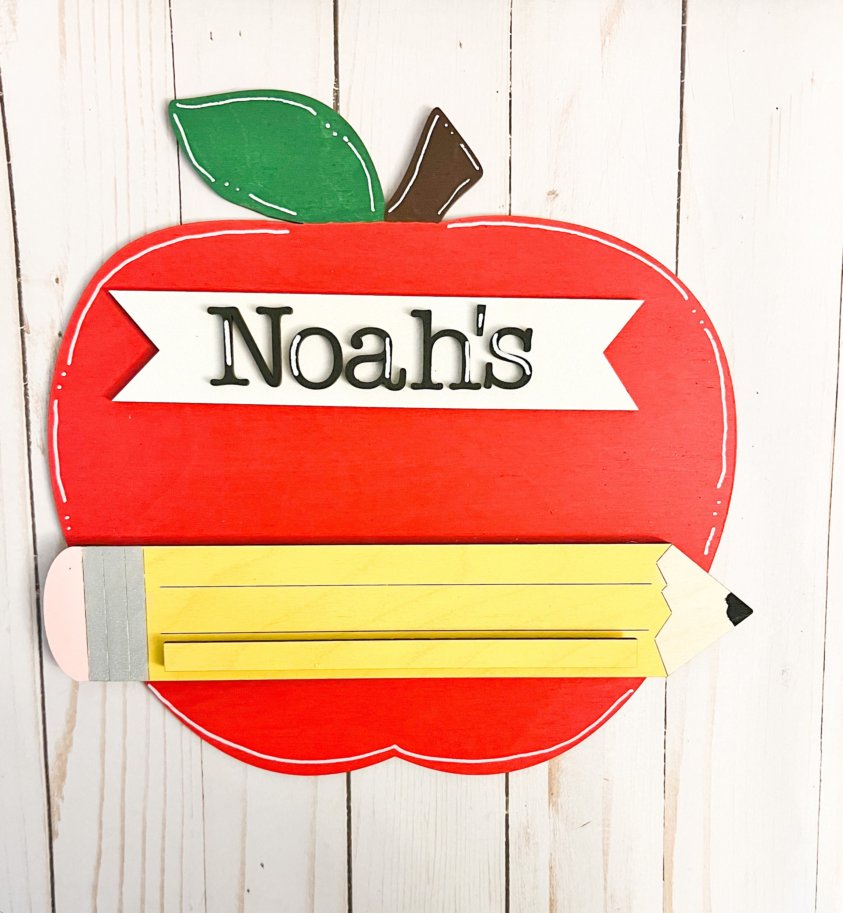 Back to School Apple Sign First Day of School Last Day of - Etsy