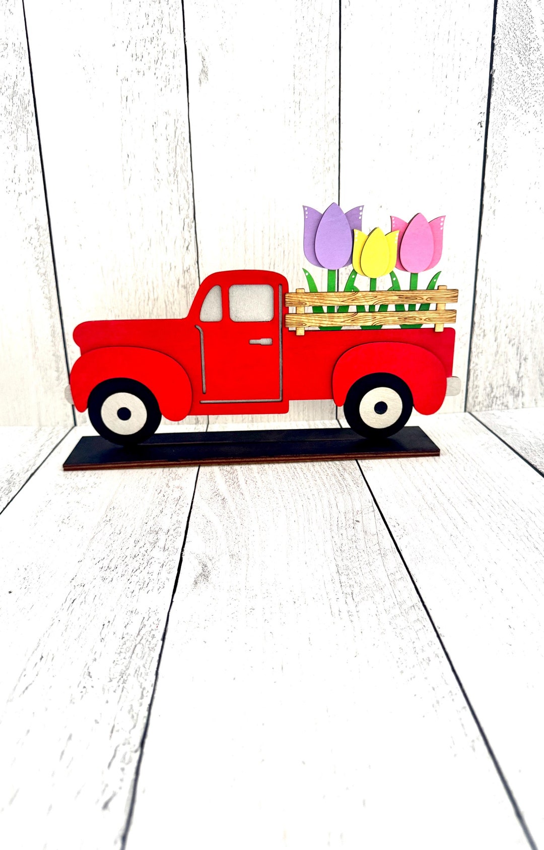 Interchangeable Rustic Truck, Farmhouse Decor, Farmhouse Truck, Spring ...