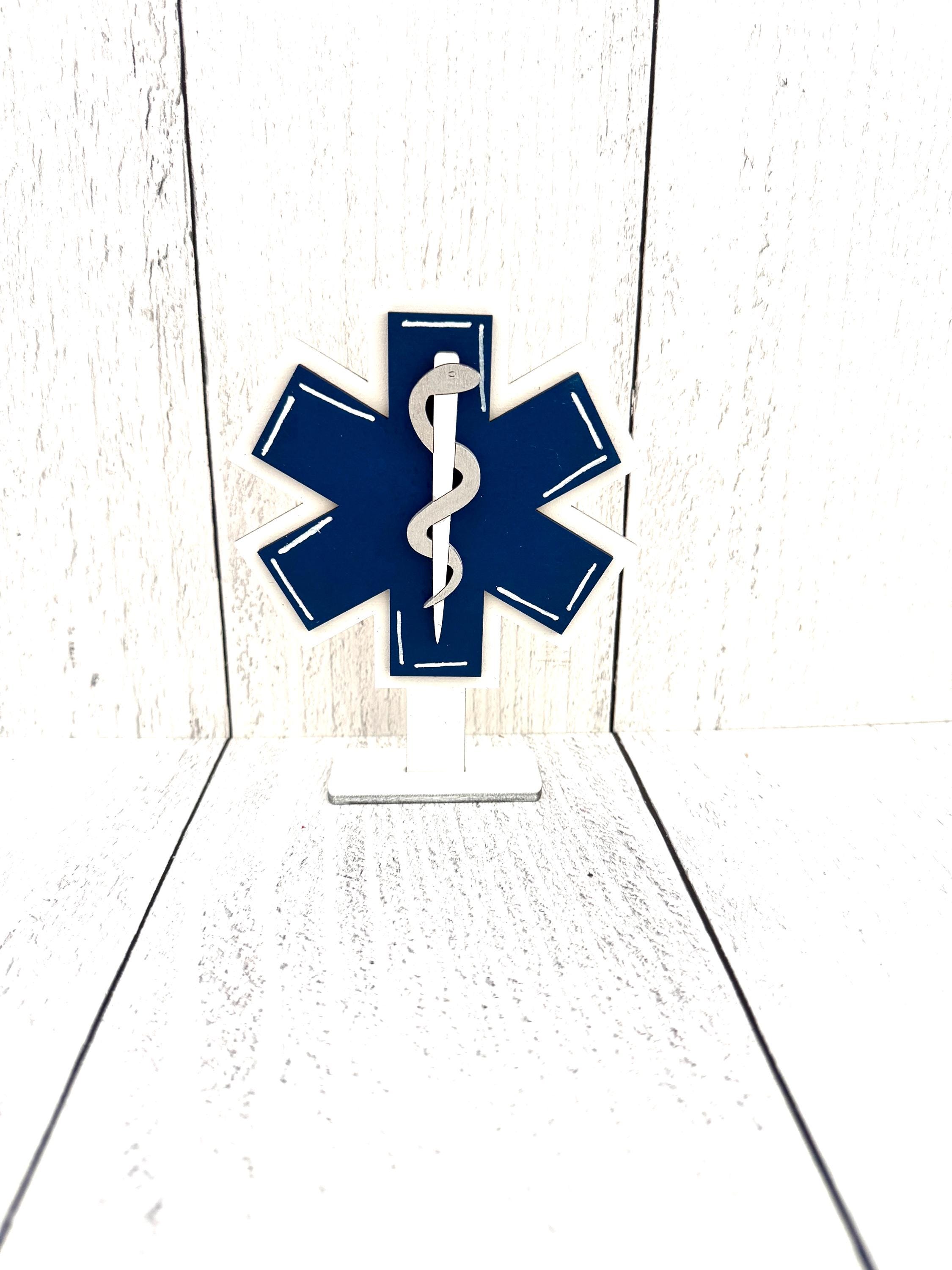 EMS Themed Wagon, EMT, Paramedic, Paramedic Decor, Paramedic Gift, EMT ...