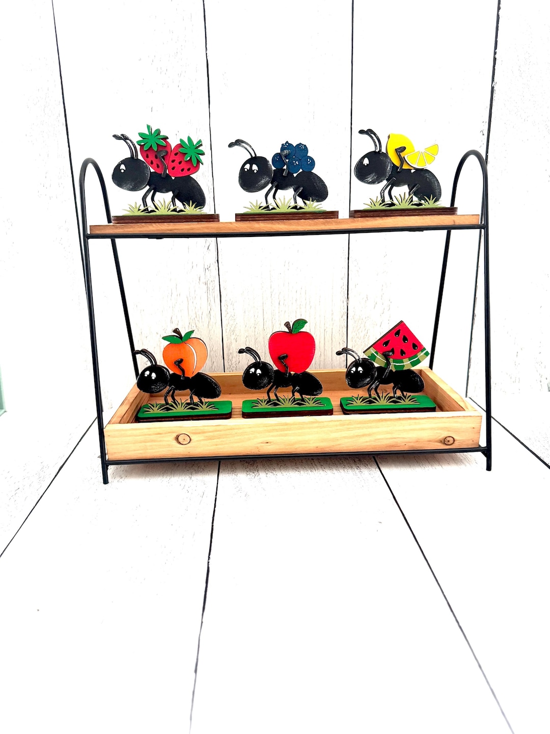 Standing Fruit Ants, Ants, Ant Decor, Summer Decor, Tiered Tray Decor ...