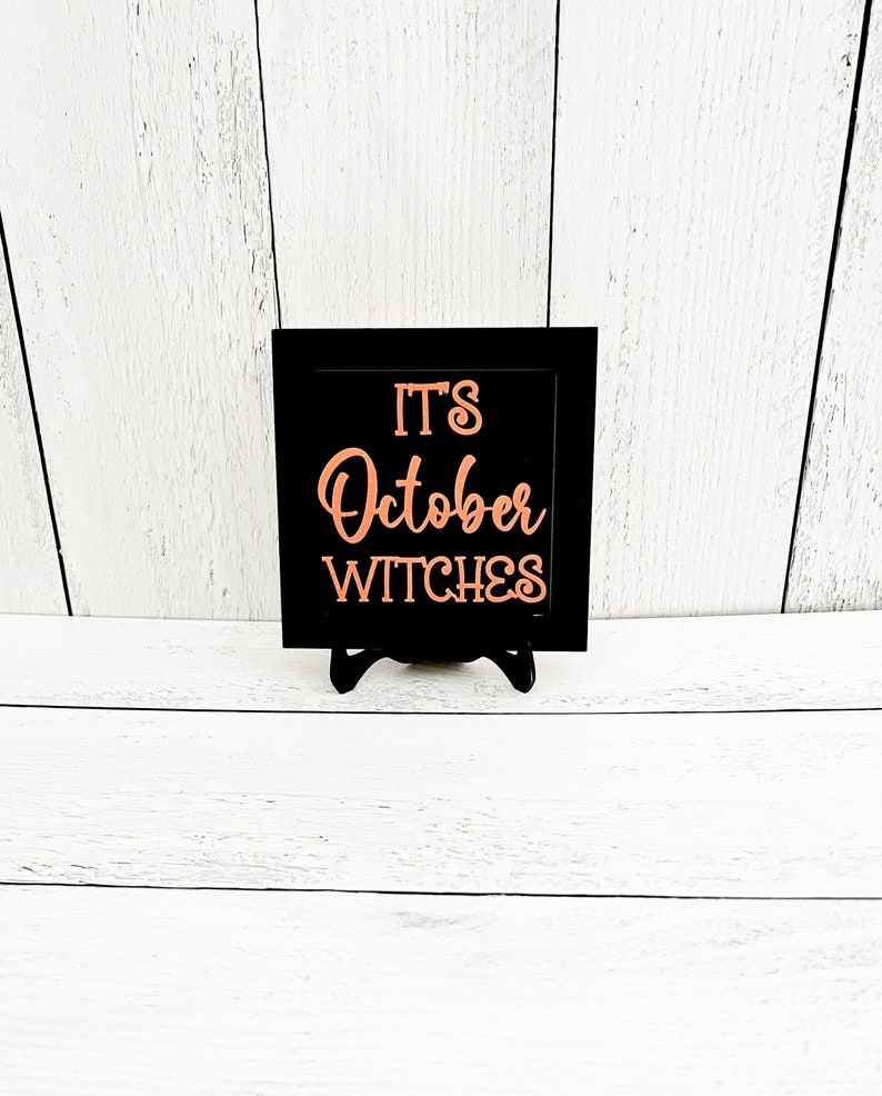 Its October Halloween Sign, Halloween, Halloween Decor, Halloween Signs ...