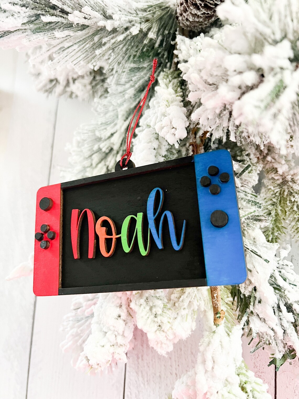 Personalized Gamer Ornament, Video Game Ornament, Gaming Ornament ...