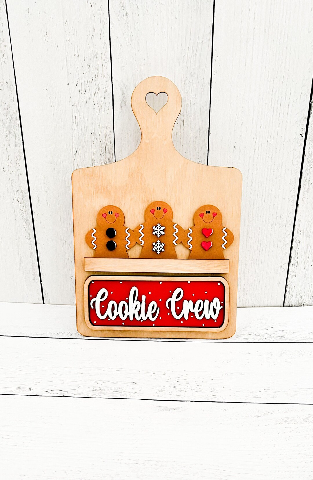Gingerbread Themed Breadboard, Christmas, Christmas Decor, Christmas ...