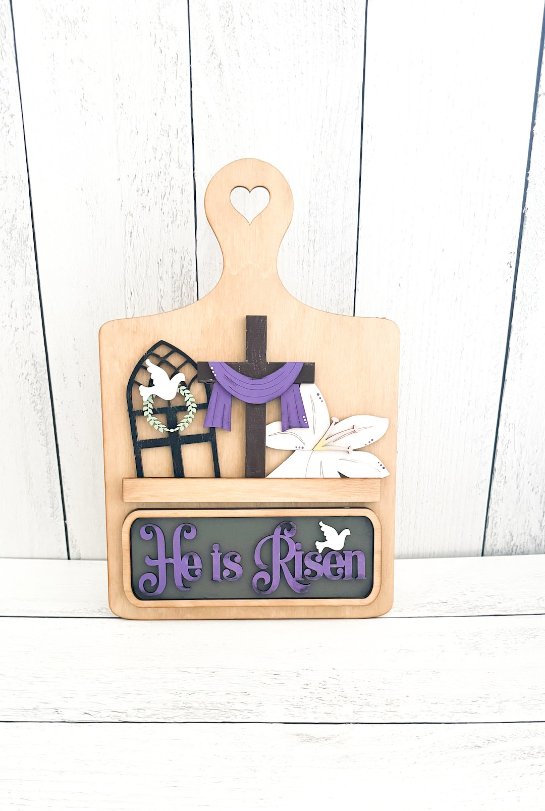 He is Risen Breadboard, Easter, Christian, Easter Religious, Jesus ...