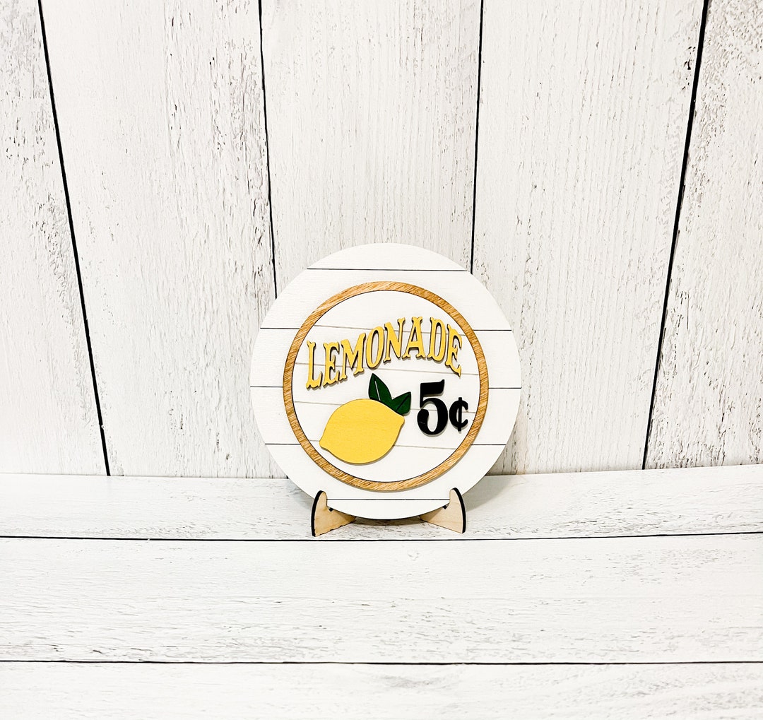Lemon Interchangeable, Lemons, Lemon Decor, Lemon Signs, Lemon Tiered ...