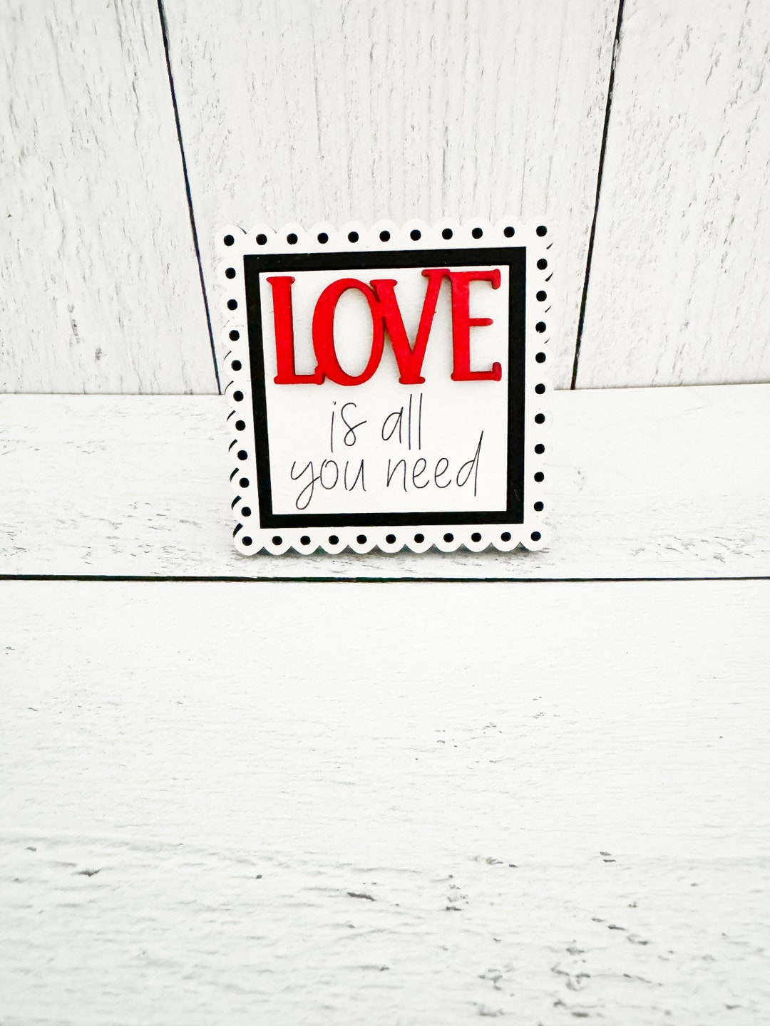 Square Valentines Day Frame, Valentines Day, Valentine Decor, Valentine ...
