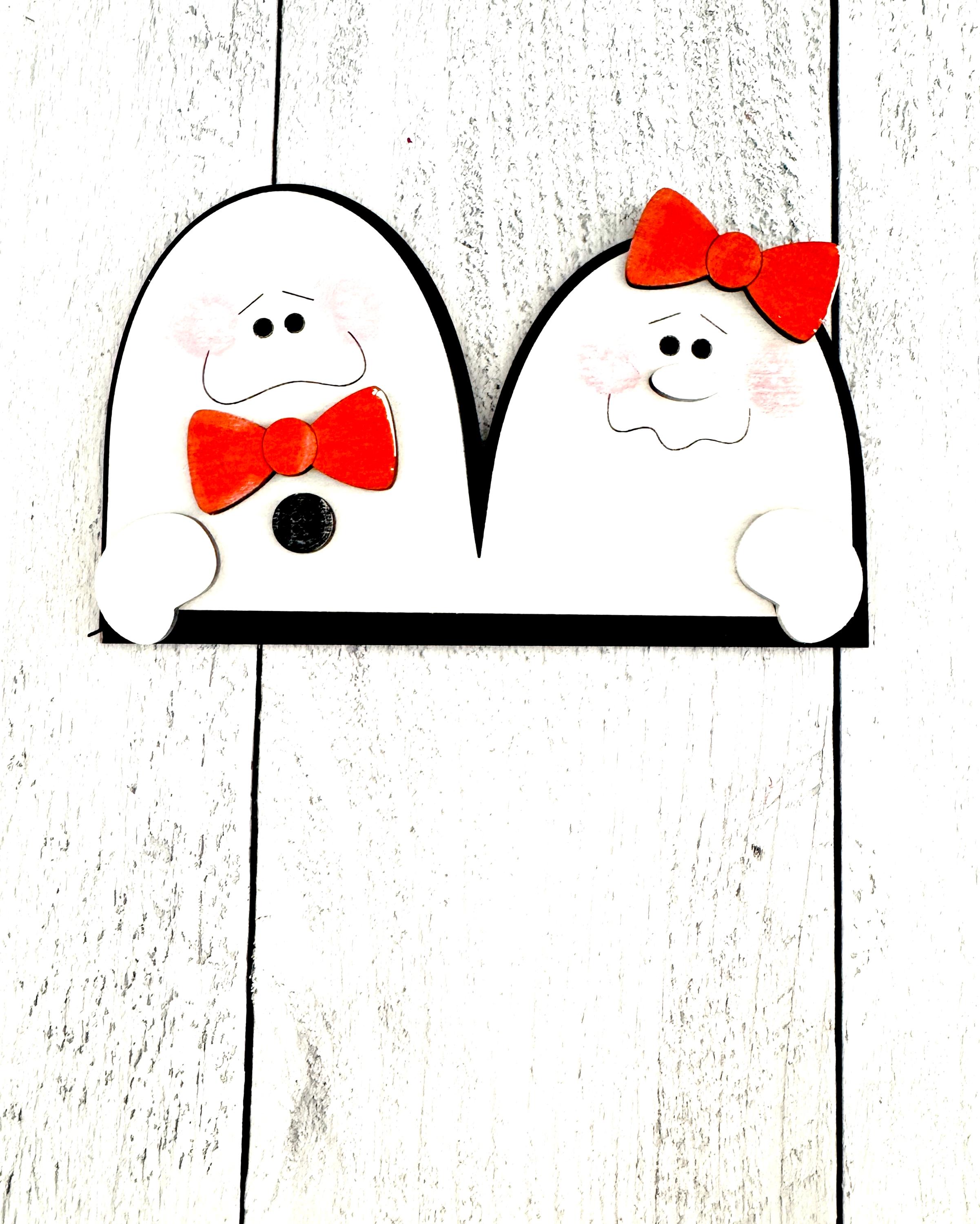 Ghost Breadboard, Halloween, Halloween Decor, Halloween Tiered Tray ...