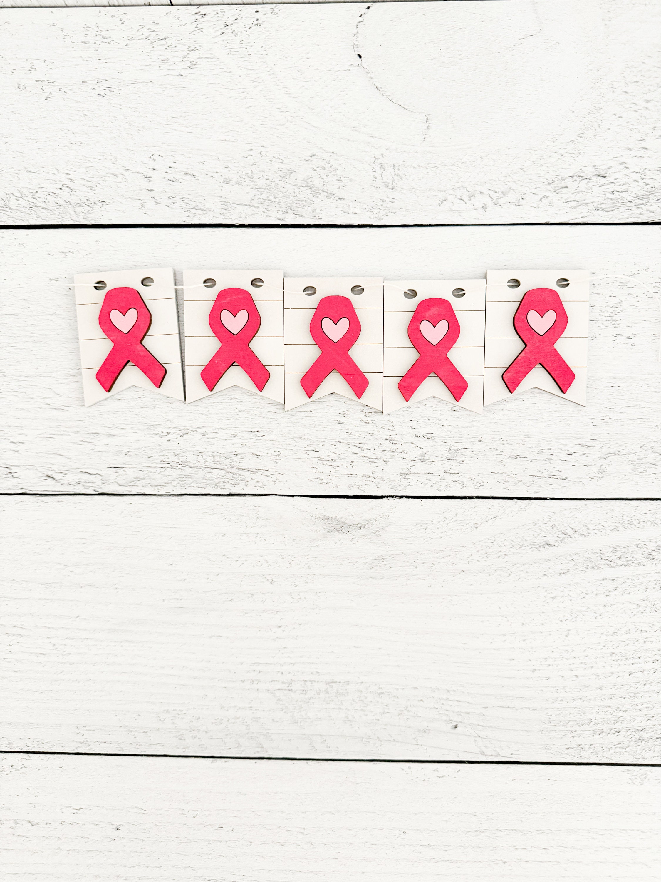 Breast Cancer Tiered Tray, Breast Cancer Decor, Cancer Tiered Tray ...