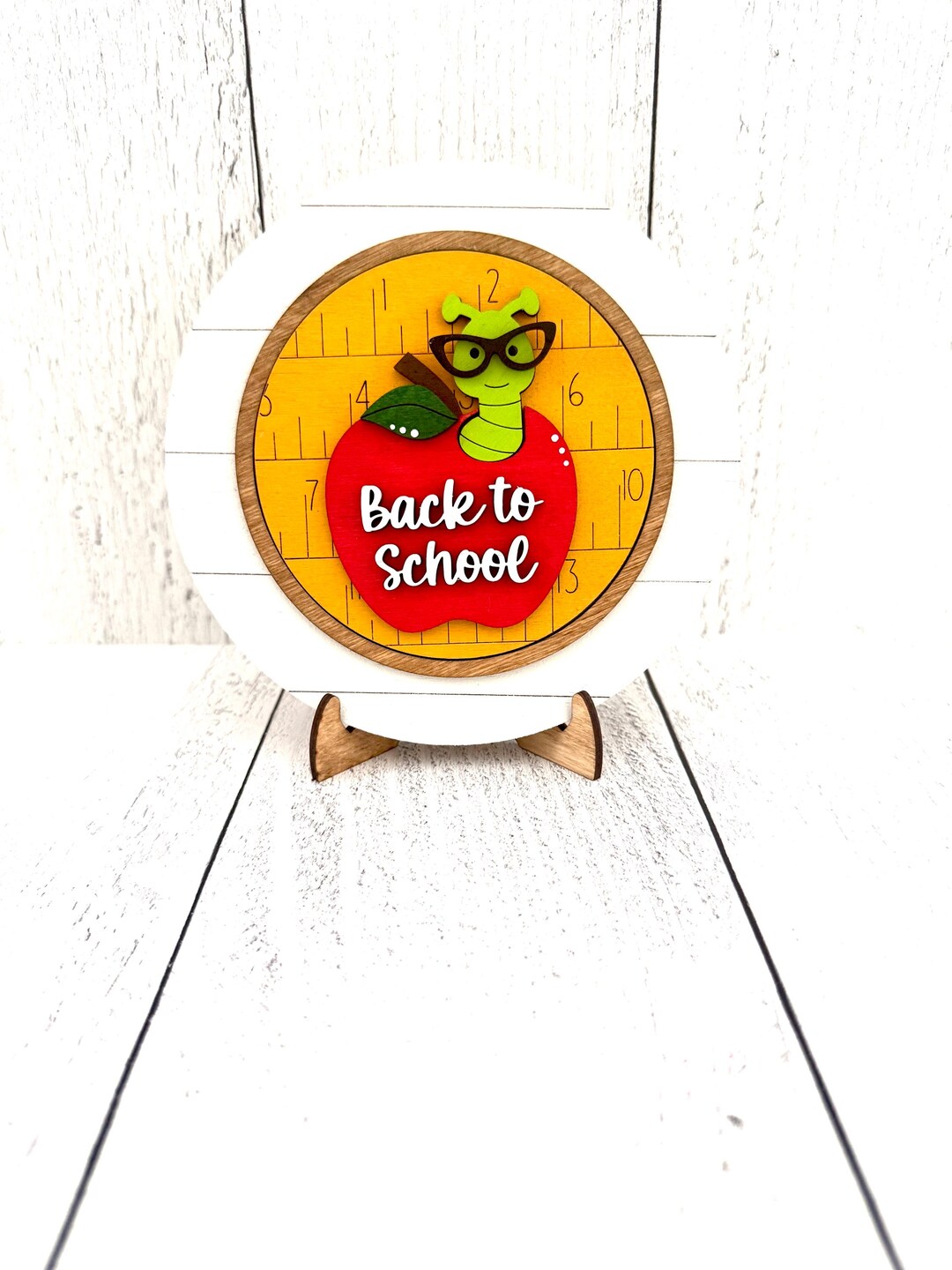 Back to School Round Frame, Back to School Decor, Teacher Decor ...