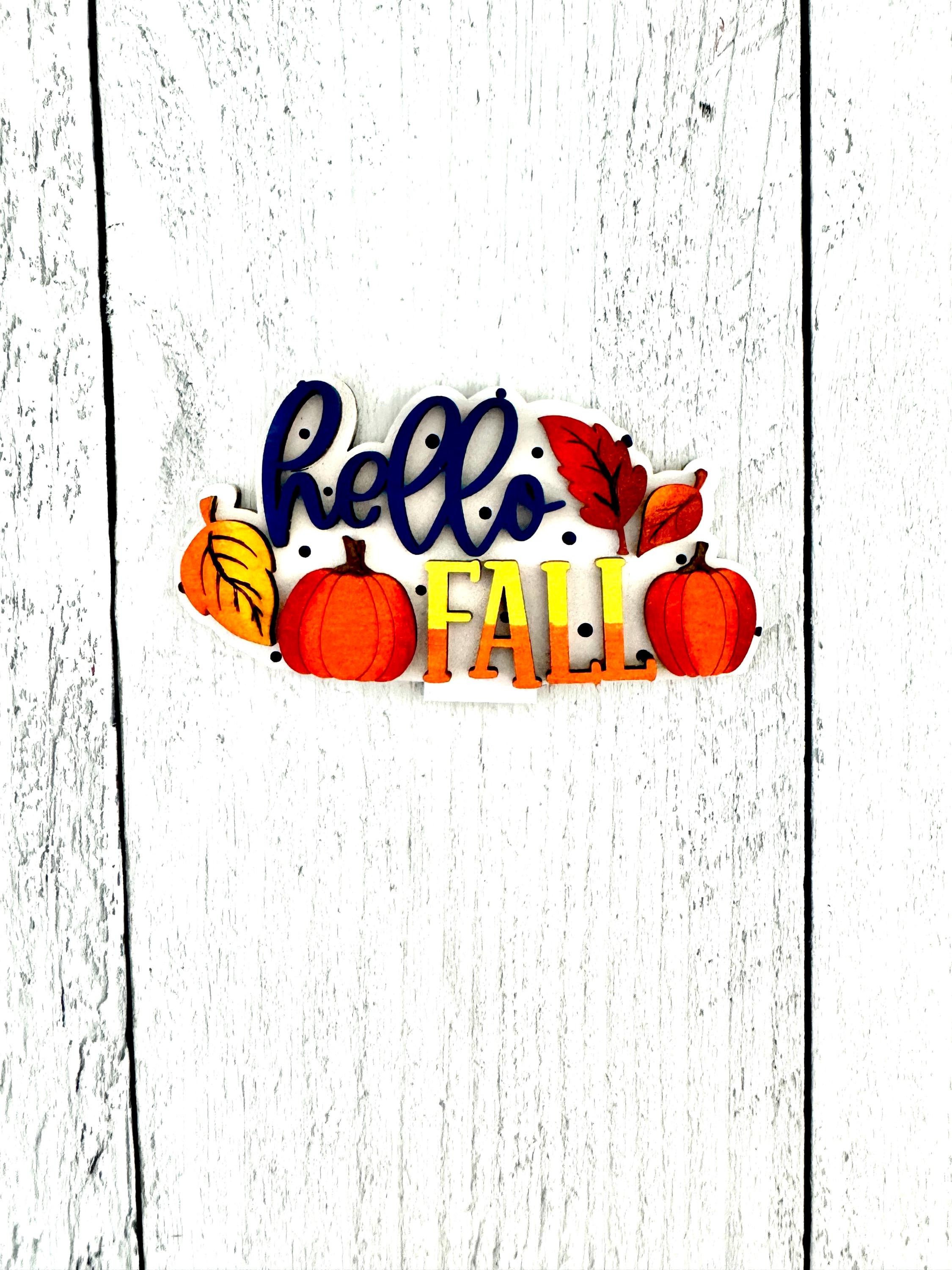 Autumn Interchangeable Wagon, Fall Decor, Fall Signs, Autumn Decor ...