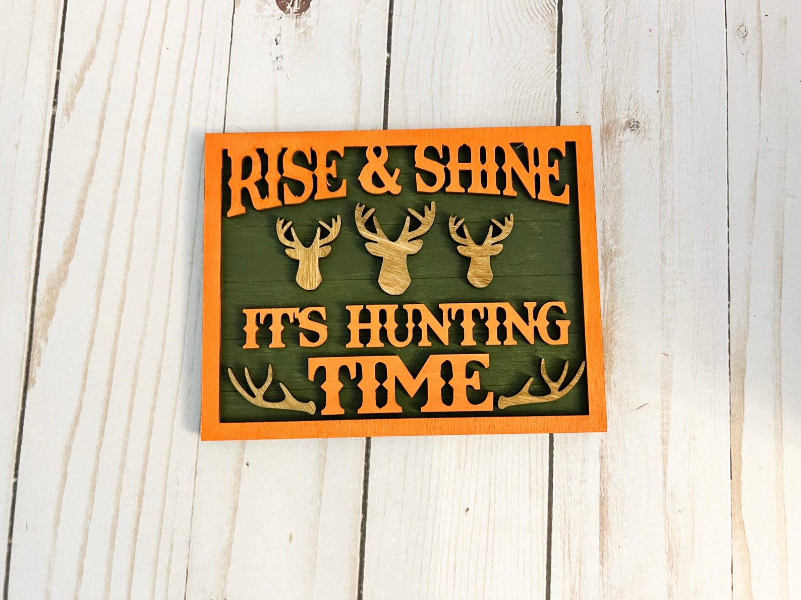 Hunting Tiered Tray Hunting Decor Tiered Tray Hunting - Etsy