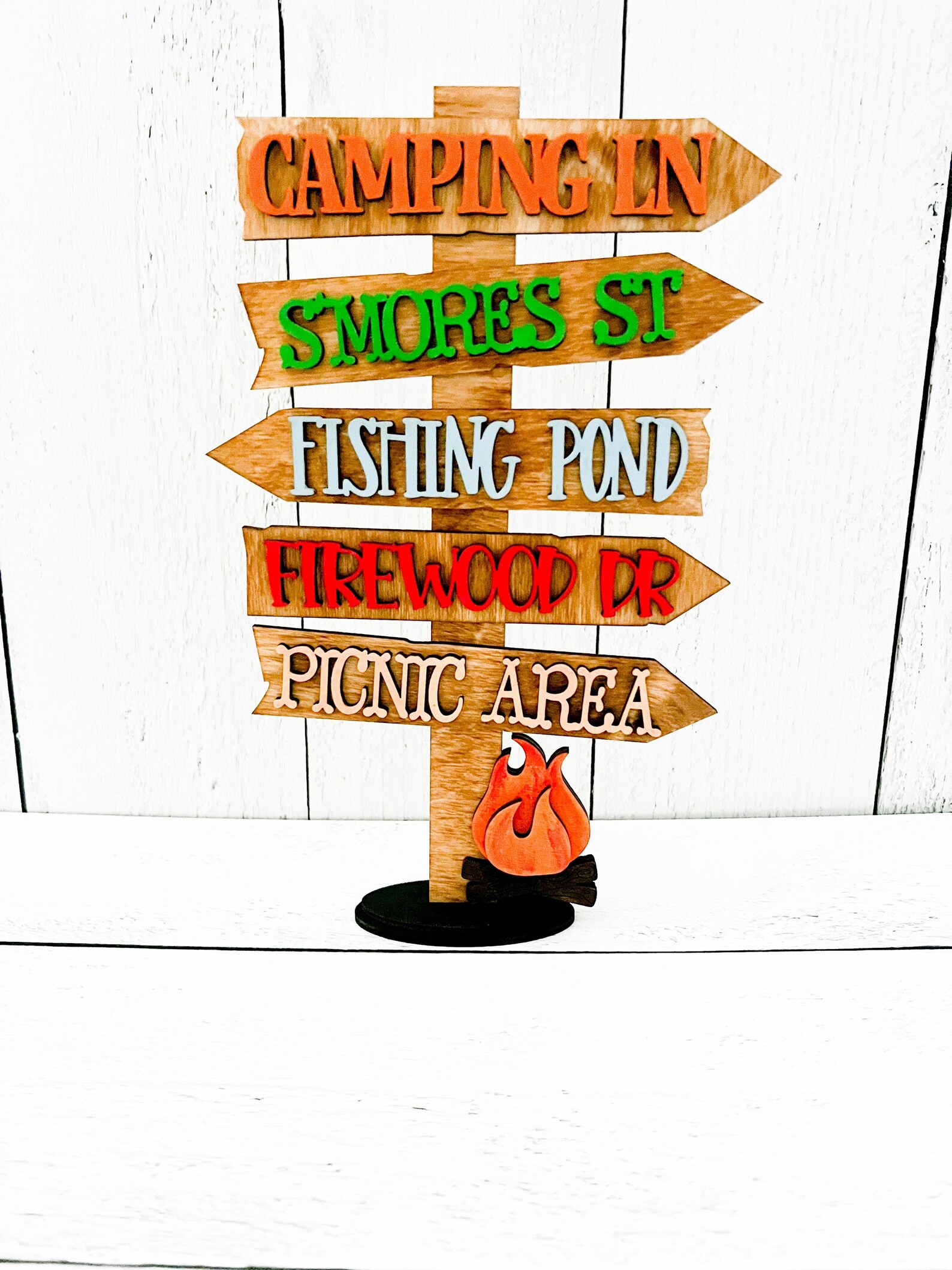 Camping Street Sign Camping Camping Decor Camping Tiered - Etsy