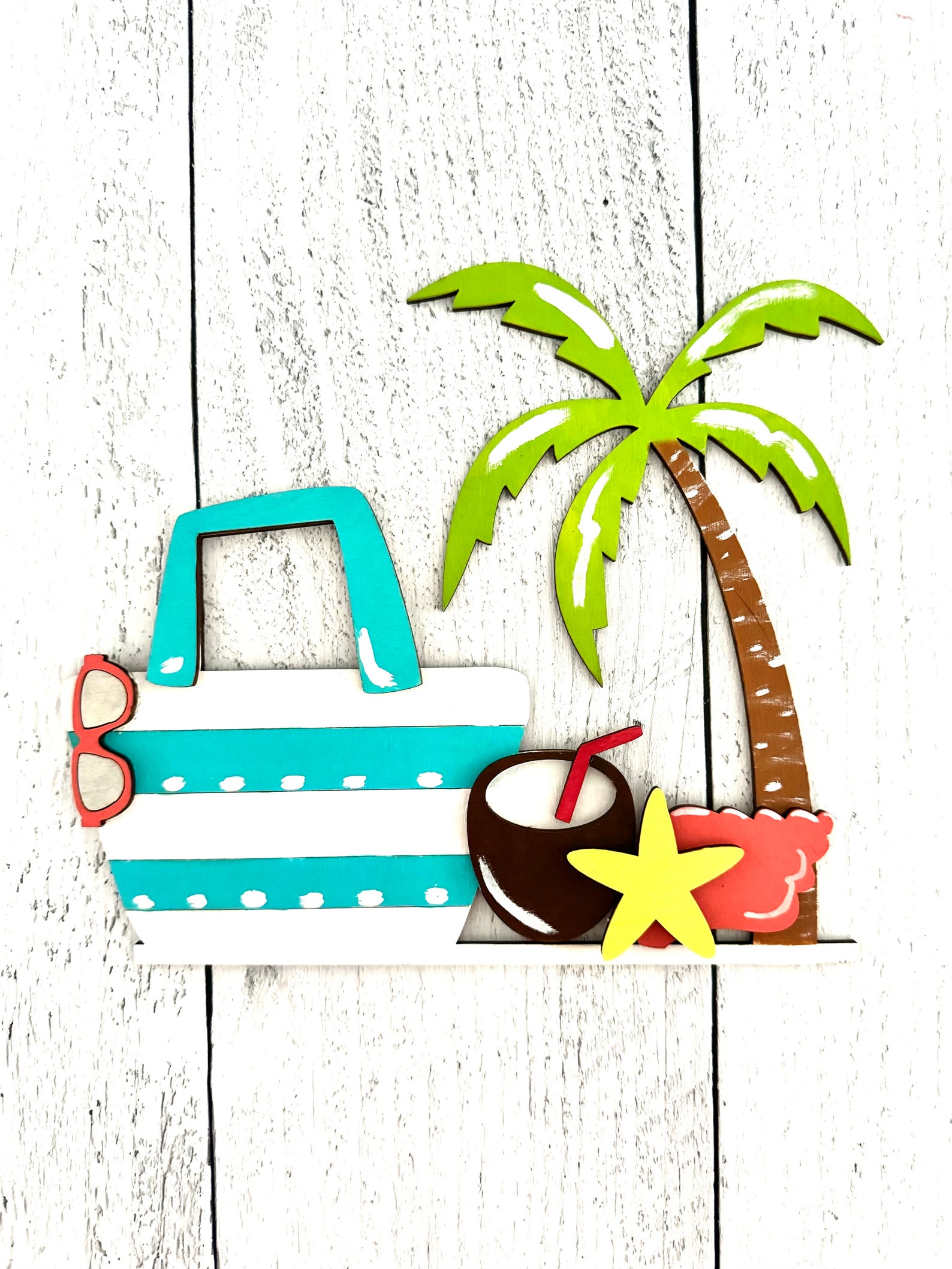 Beach Mini Post, Beach, Beach Decor, Home Decor, Summer Decor, Summer ...