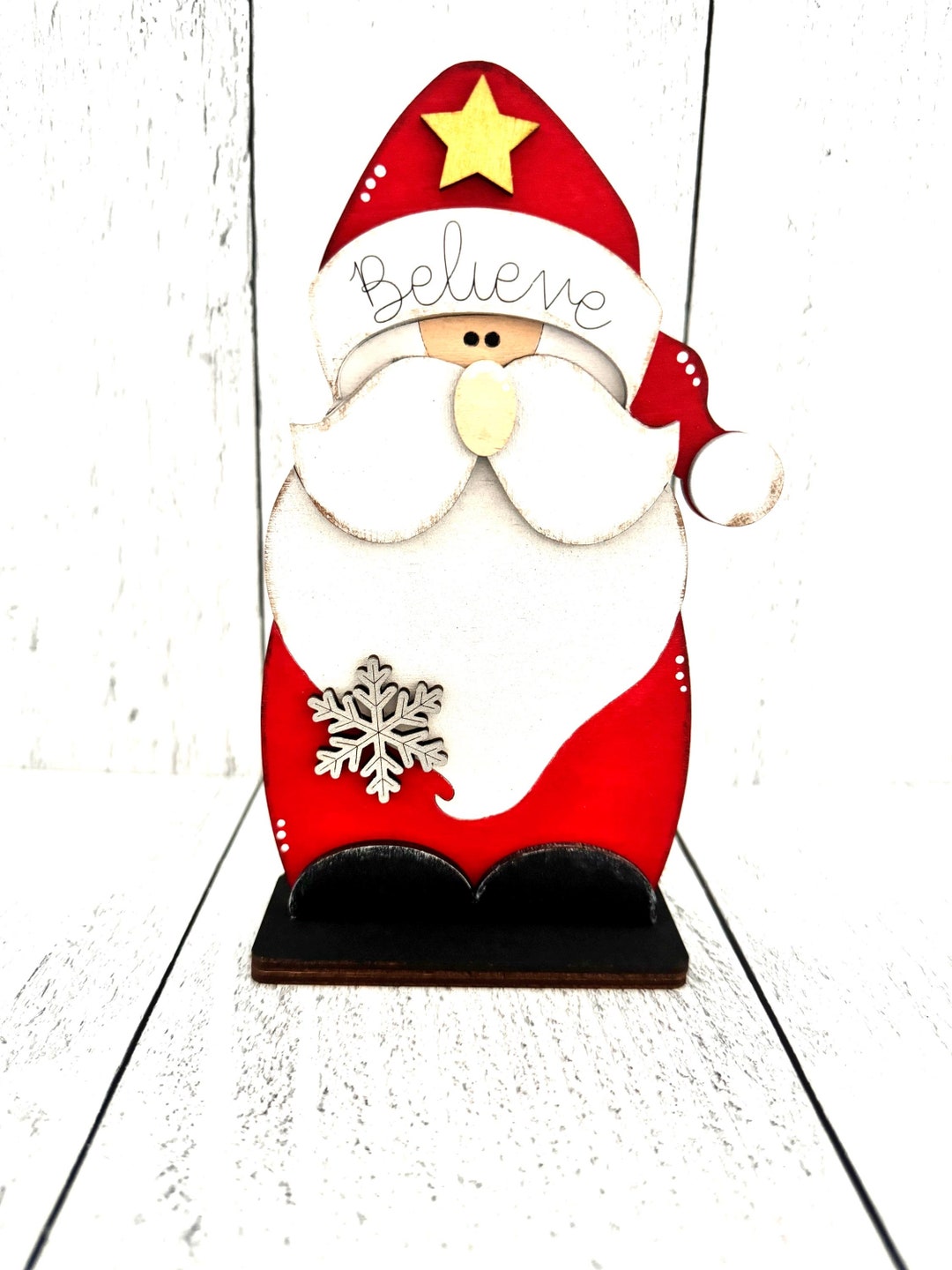 Standing Santa, Santa, Santa Decor, Christmas Decor, Vintage Christmas ...