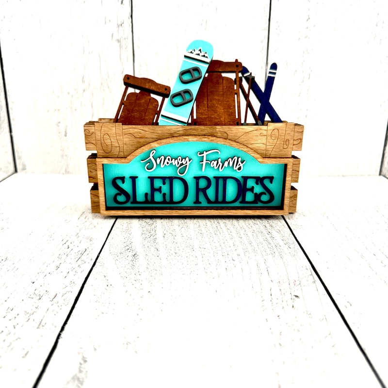 Decorative Sled - Etsy