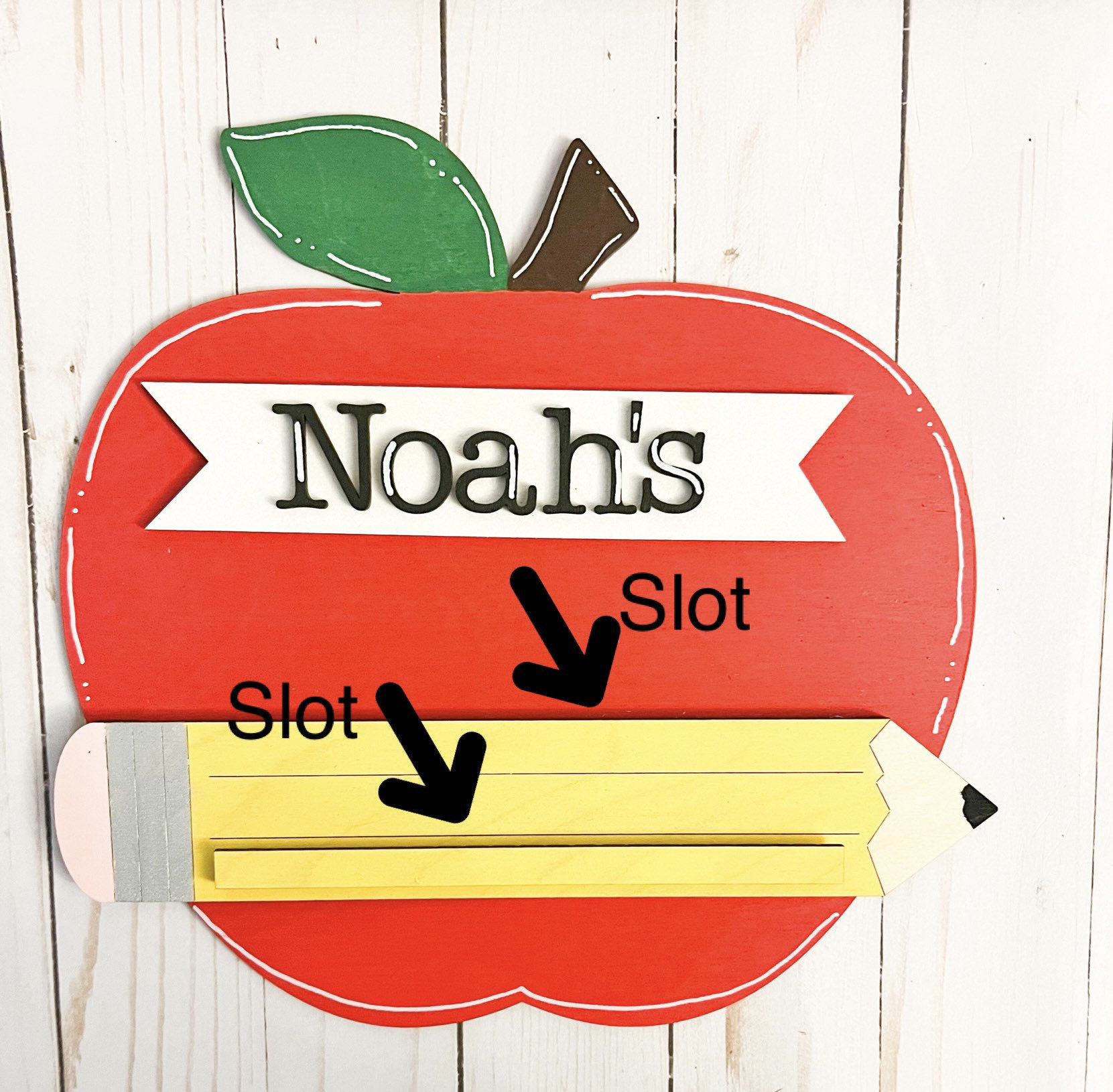 Back to School Apple Sign First Day of School Last Day of - Etsy