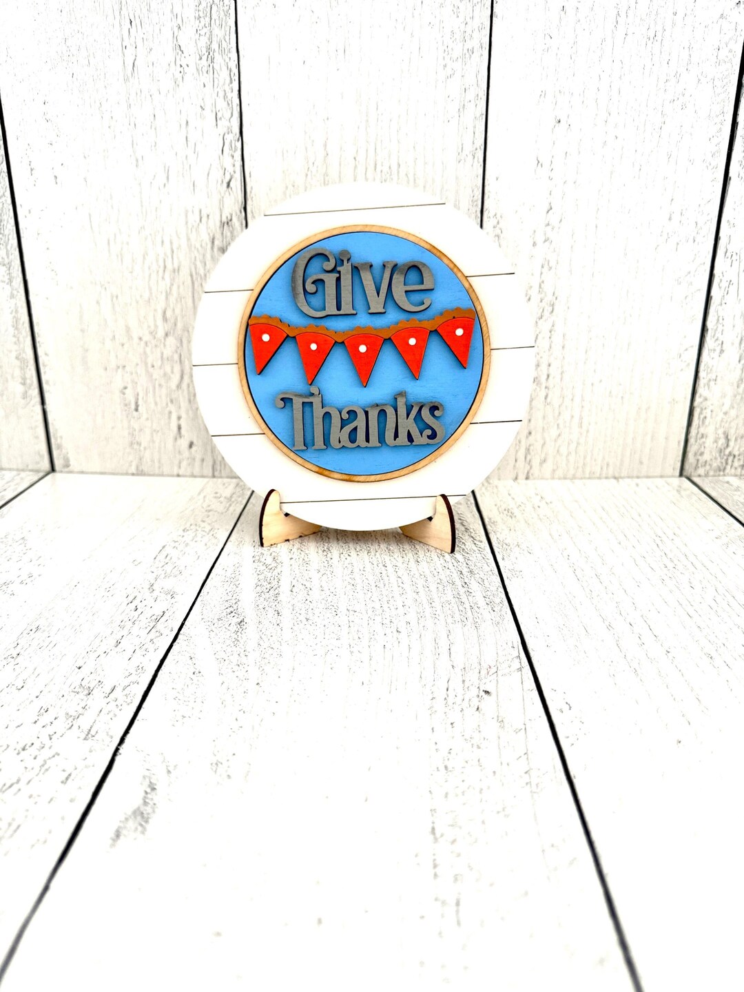 Give Thanks Interchangeable Sign, Give Thanks, Thanksgiving ...
