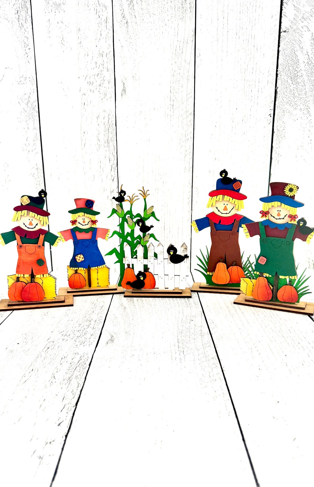 Standing Fall Scarecrow, Scarecrow, Fall Decor, Scarecrow Decor, Fall ...