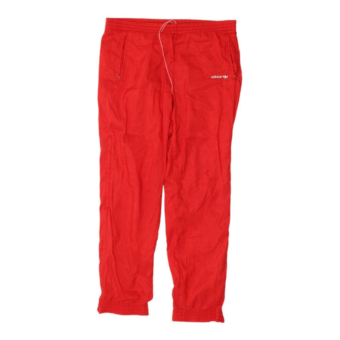 Adidas Originals Mens Red Shell Suit Tracksuit Bottoms Vintage 90s ...