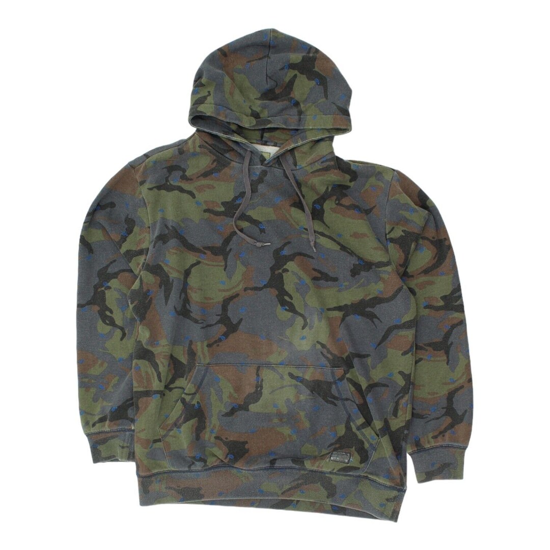 Crooks & Castles Mens Green Camouflage Pullover Hoodie Designer ...