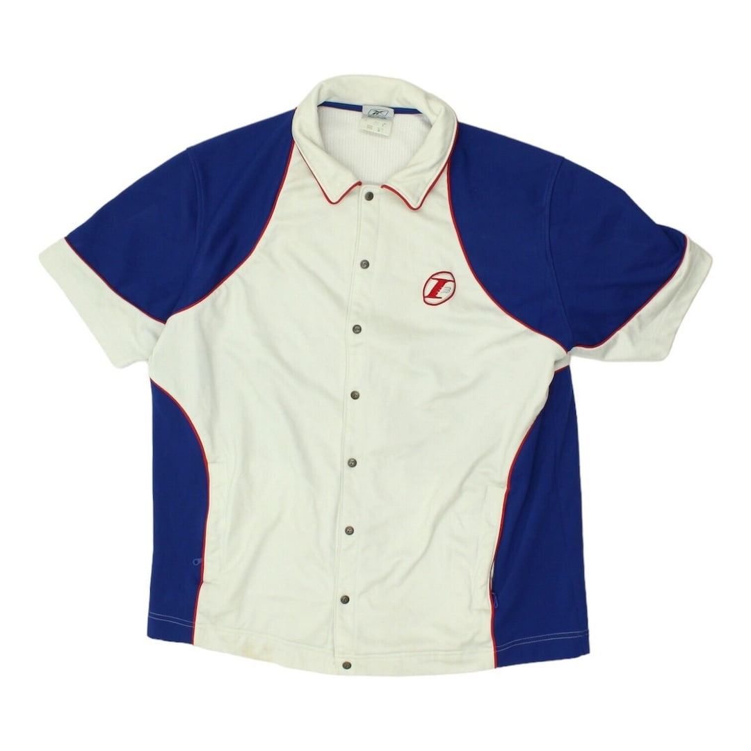 Reebok Allen Iverson Mens White Warm up Top Jacket Vintage 90s NBA ...