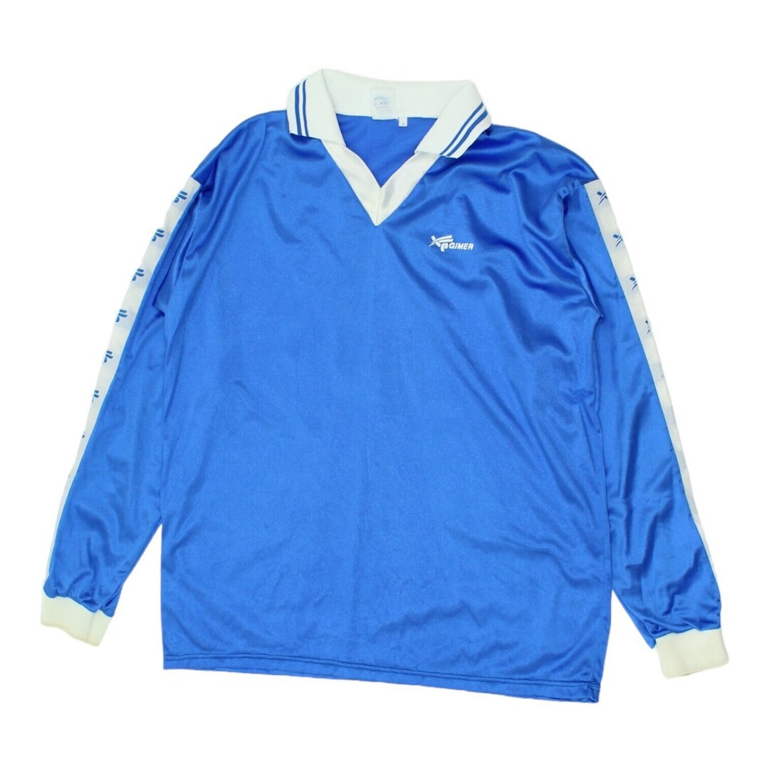 Gimer Long Sleeve Collared Football Shirt Vintage 80s - Etsy