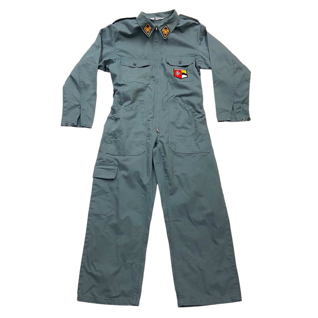 Feuerwehr Flums Fire Brigade Boiler Suit Vintage 90s Cotton - Etsy