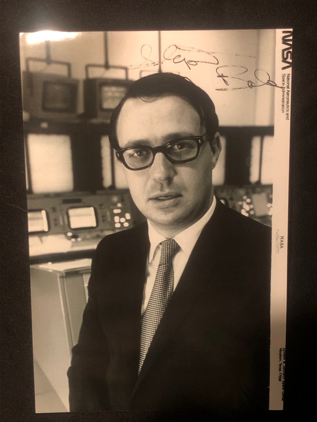 Original Apollo 11 Flight Controller Steve Bales Autograph Signed 4x6 ...