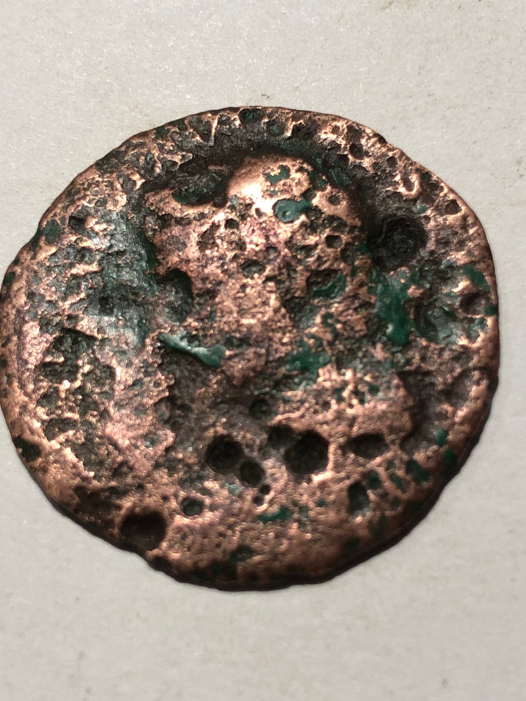 Large Ancient Bronze Roman Empire Coin 60 - Etsy