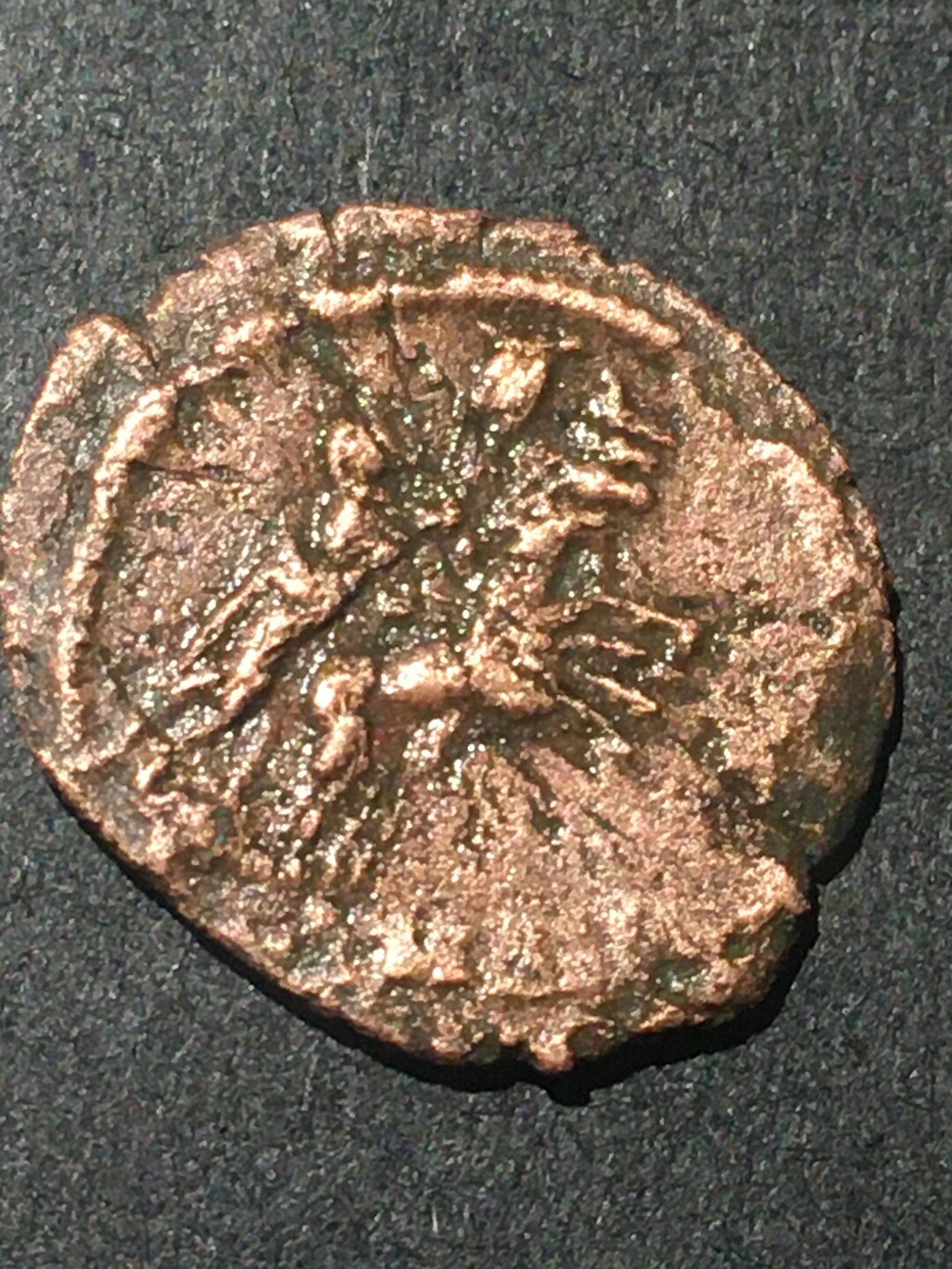 Ancient Roman hand of God Constantine Bronze Coin, 337 AD - Etsy