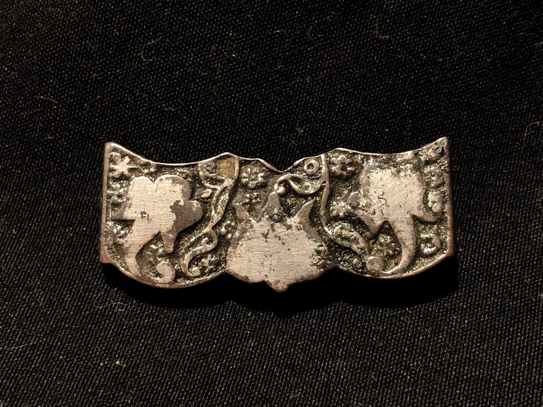 Roman or Medieval Silver Brooch - Etsy