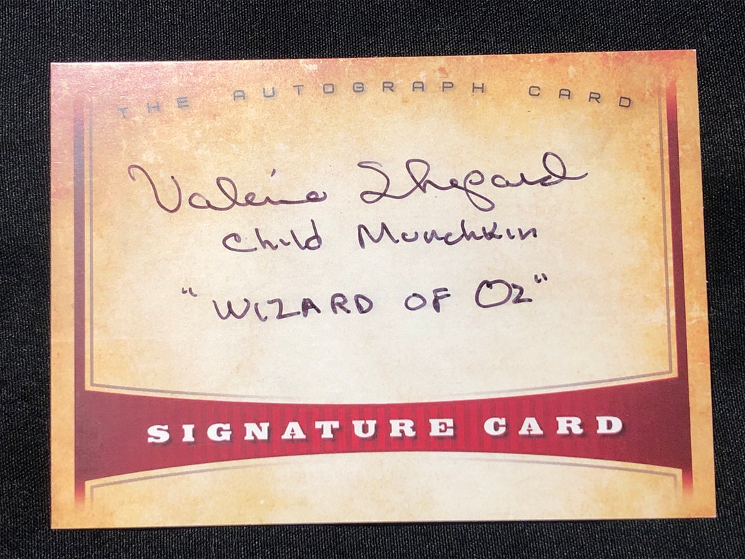 Original Child Actress Valerie Shepard Autograph on 2.5x3.5” Card - Etsy