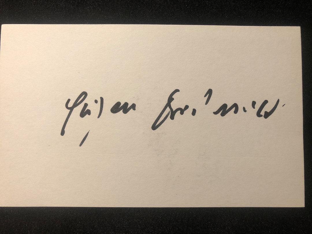 Original Actor Jürgen Prochnow Autograph on 3x5” Card - Etsy
