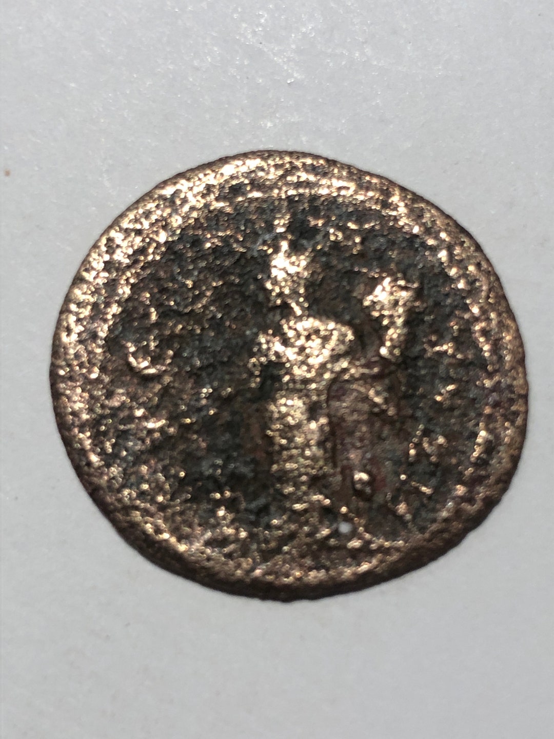 Large Ancient Bronze Roman Empire Coin 34 - Etsy