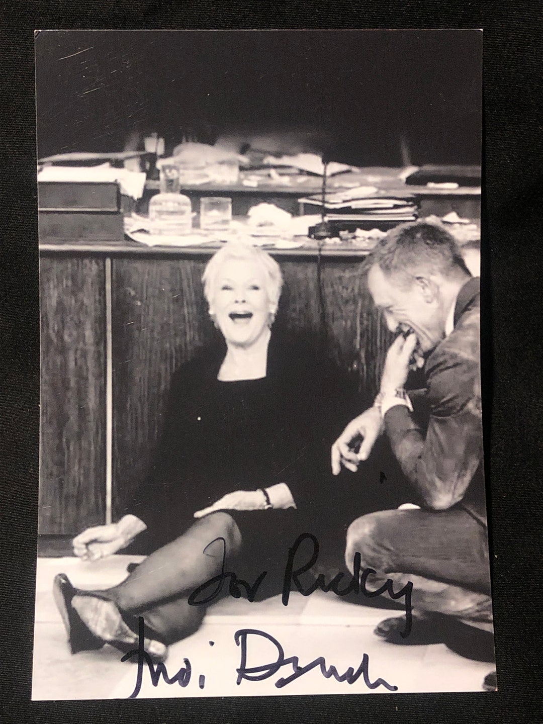 Original Actress Judi Dench Autograph on 4x6” Card - Etsy